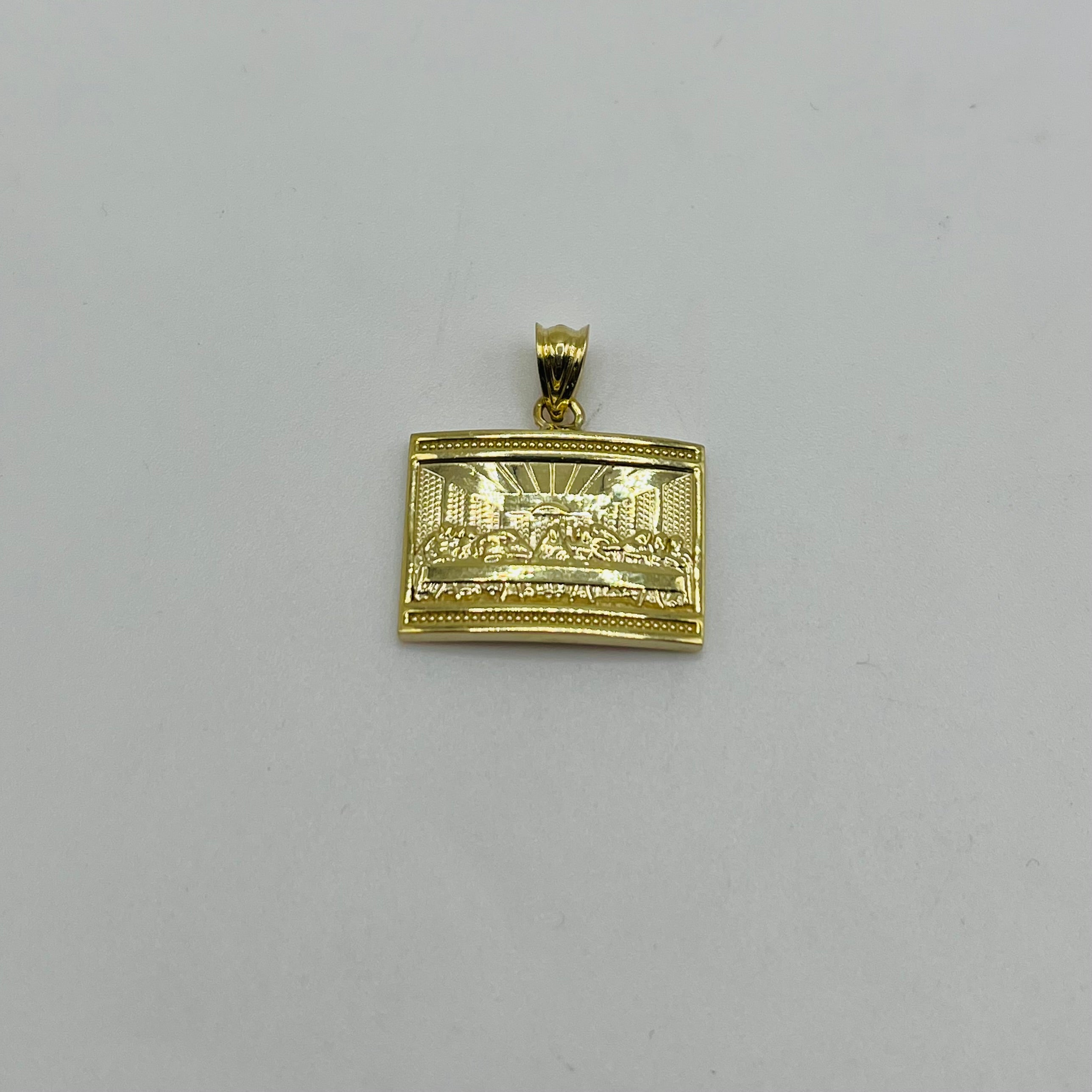 10K Gold Curved Last Supper Charm – Candy Jewelers
